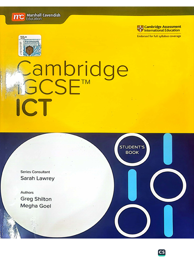 MCE Cambridge IGCSE ICT | PDF