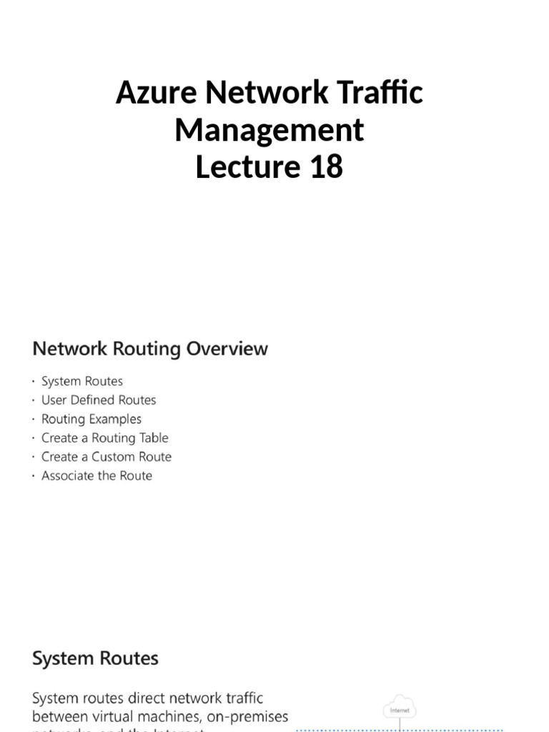 Azure Lecture 18 & 19 | PDF