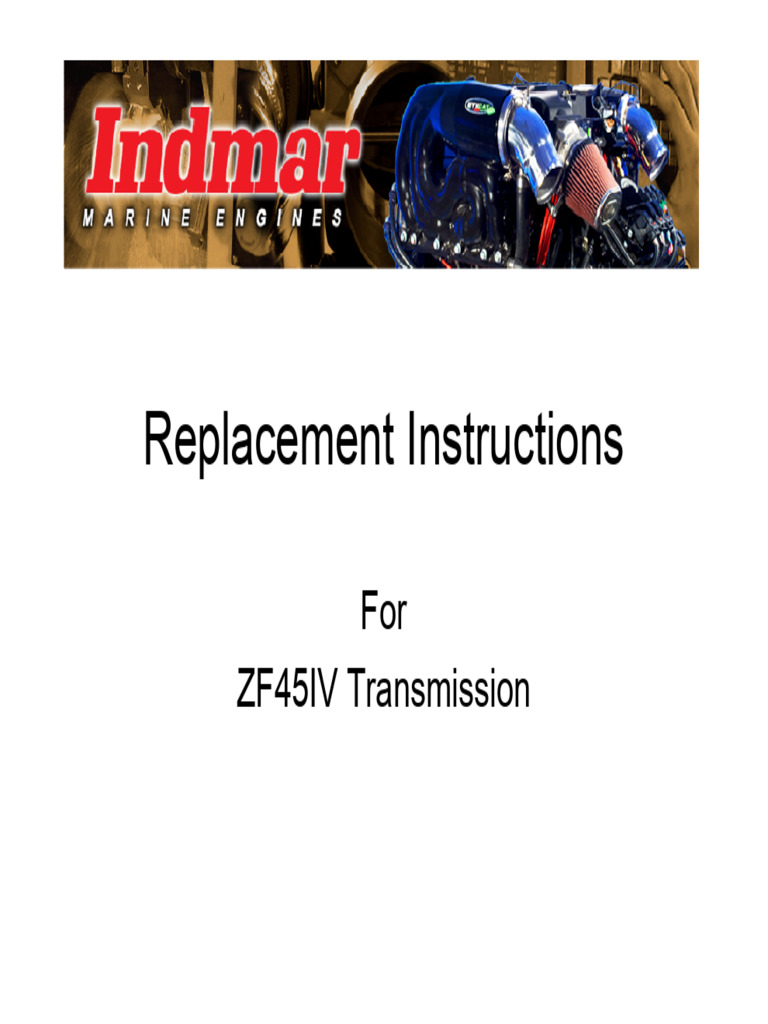 ZF45IV Replacement Instructions | PDF