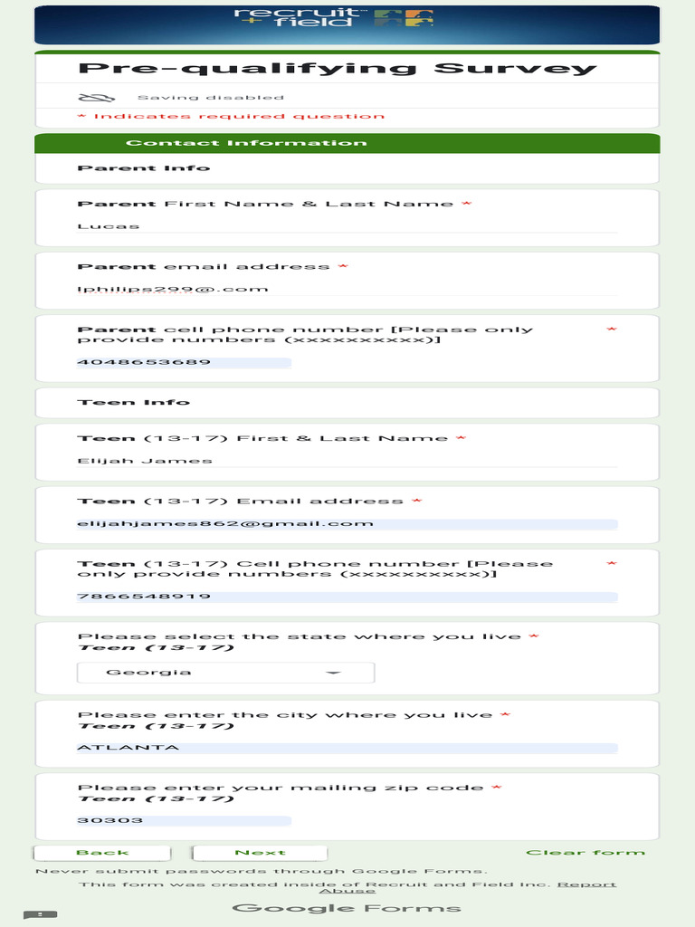 Pre Qualifying Survey | PDF