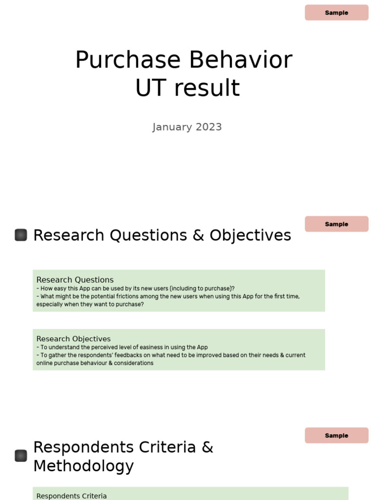 Sample - UT Report | PDF