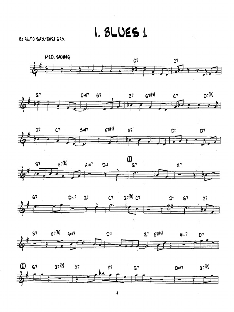 Blues 1 | PDF