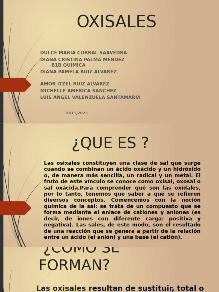 OXISALES Quimicaa | PDF