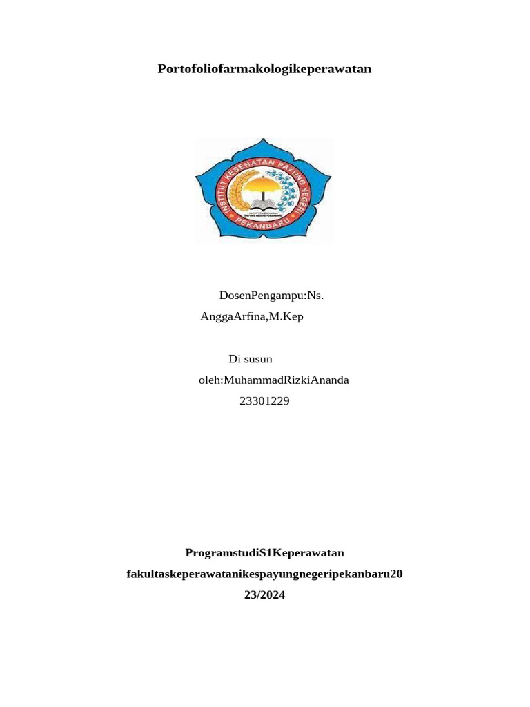 Tugas Portofolio M Rizki Ananda (Autosaved) - 1 | PDF