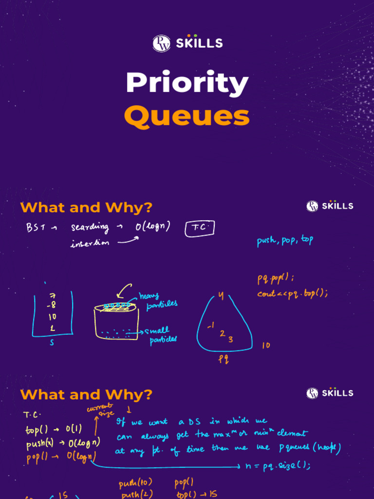Heaps 01 - Class Notes - (DECODE DSA With C++ 2.0) | PDF