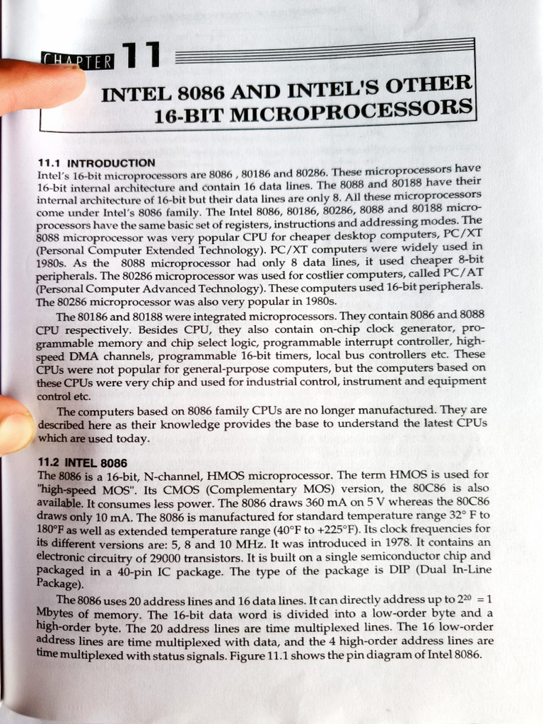 8086 microprocessor | PDF
