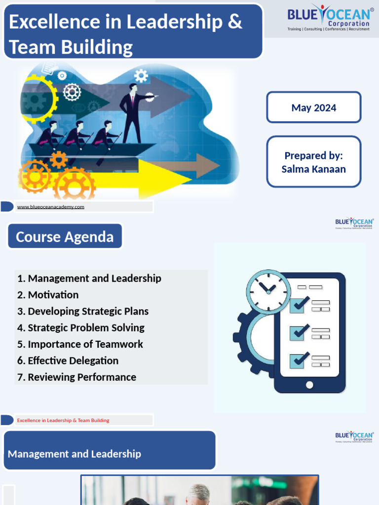 Excellence in Leadership and Team Building | PDF
