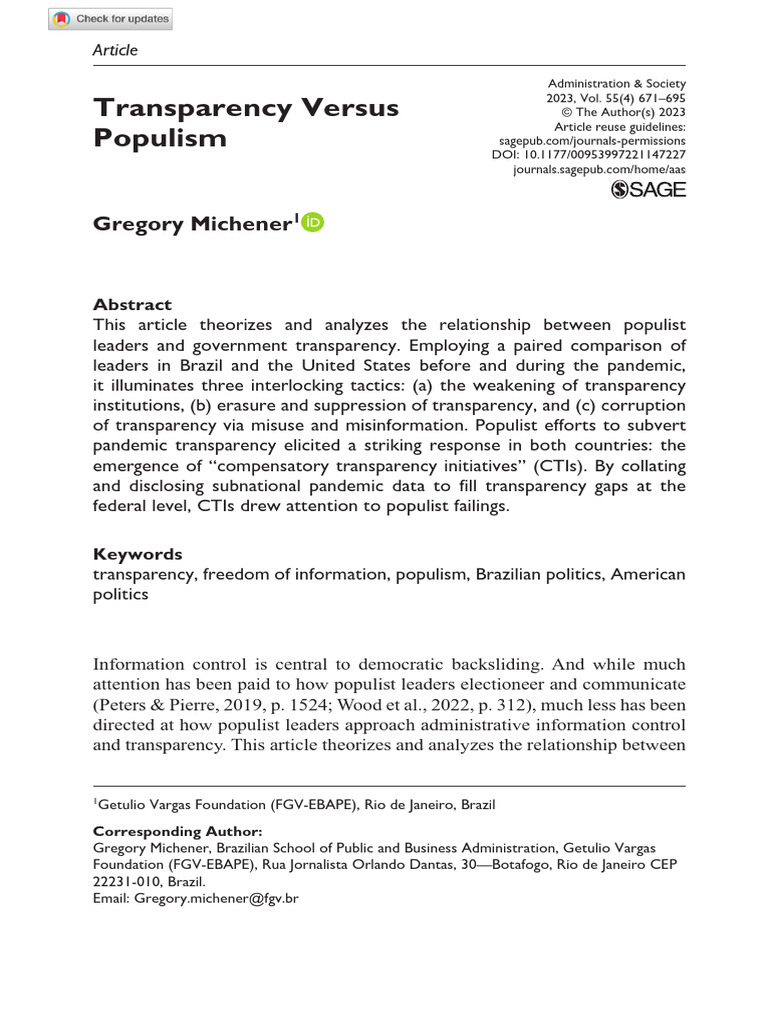 michener-2023-transparency-versus-populism | PDF