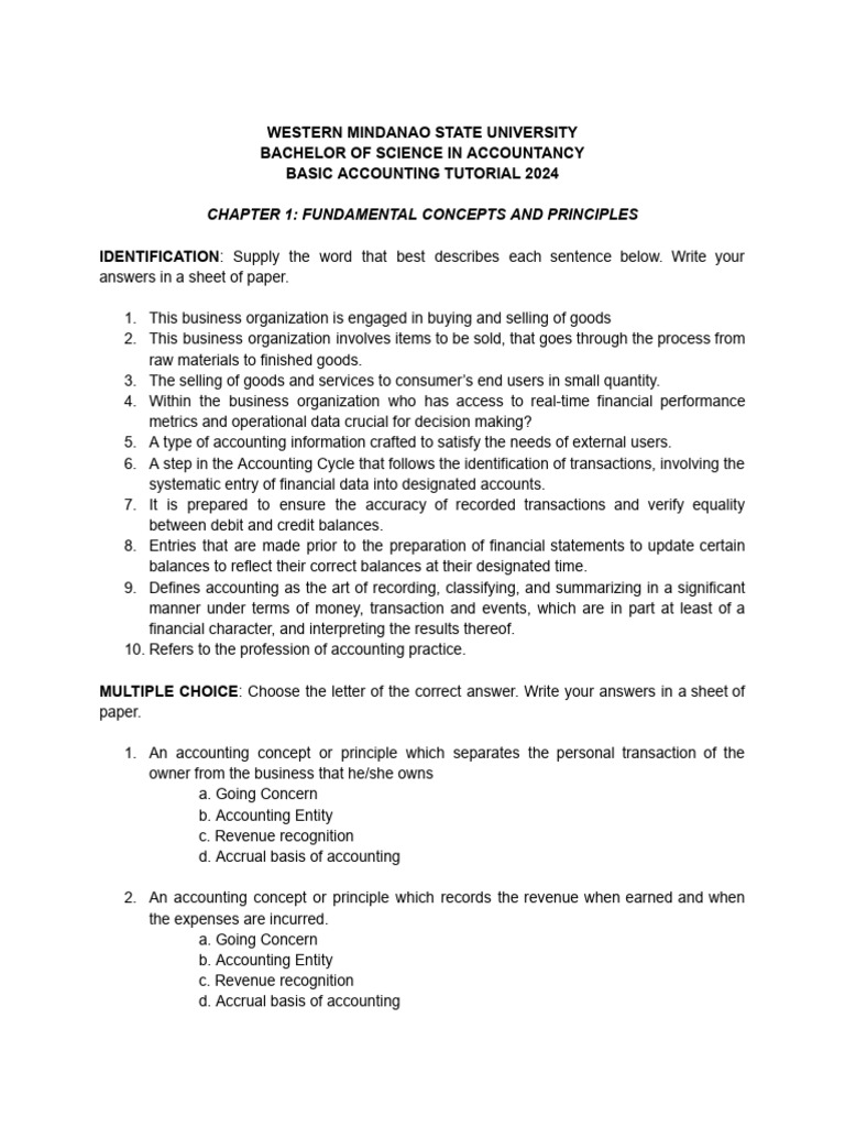 Assignment - Chapter 1 | PDF