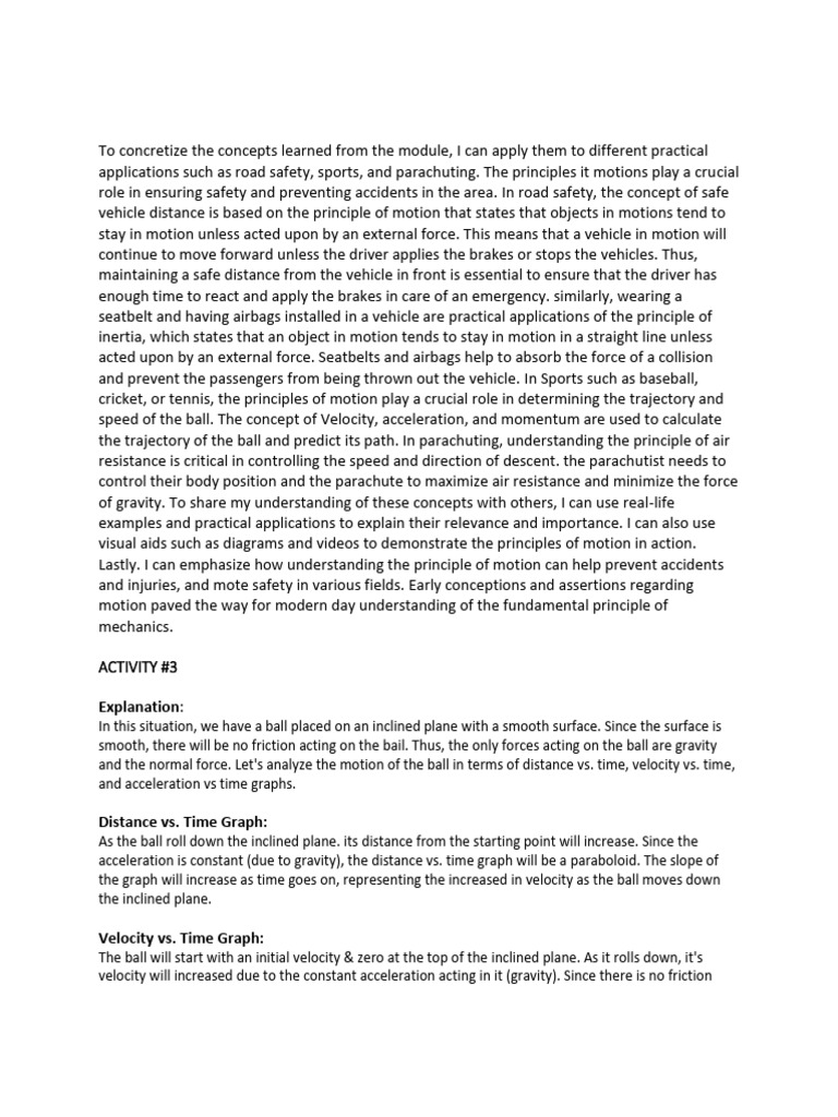 Science Activity | PDF