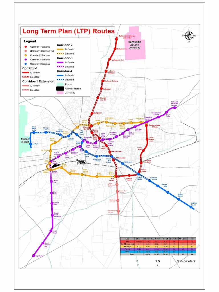 Multan VedaRouteMap | PDF