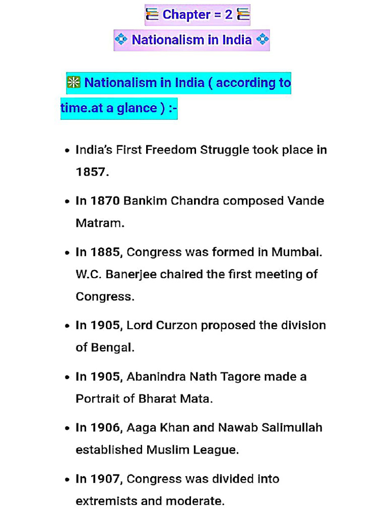 History ch.2 10th Class Notes | PDF