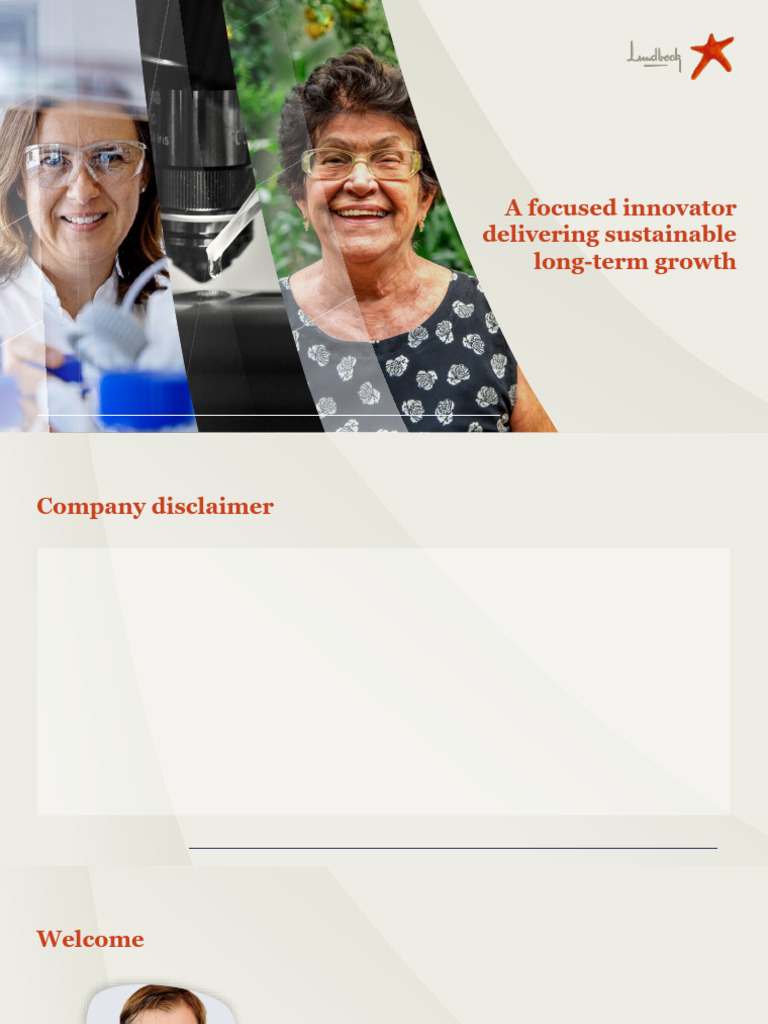 JPM Healthcare Conference - Lundbeck | PDF