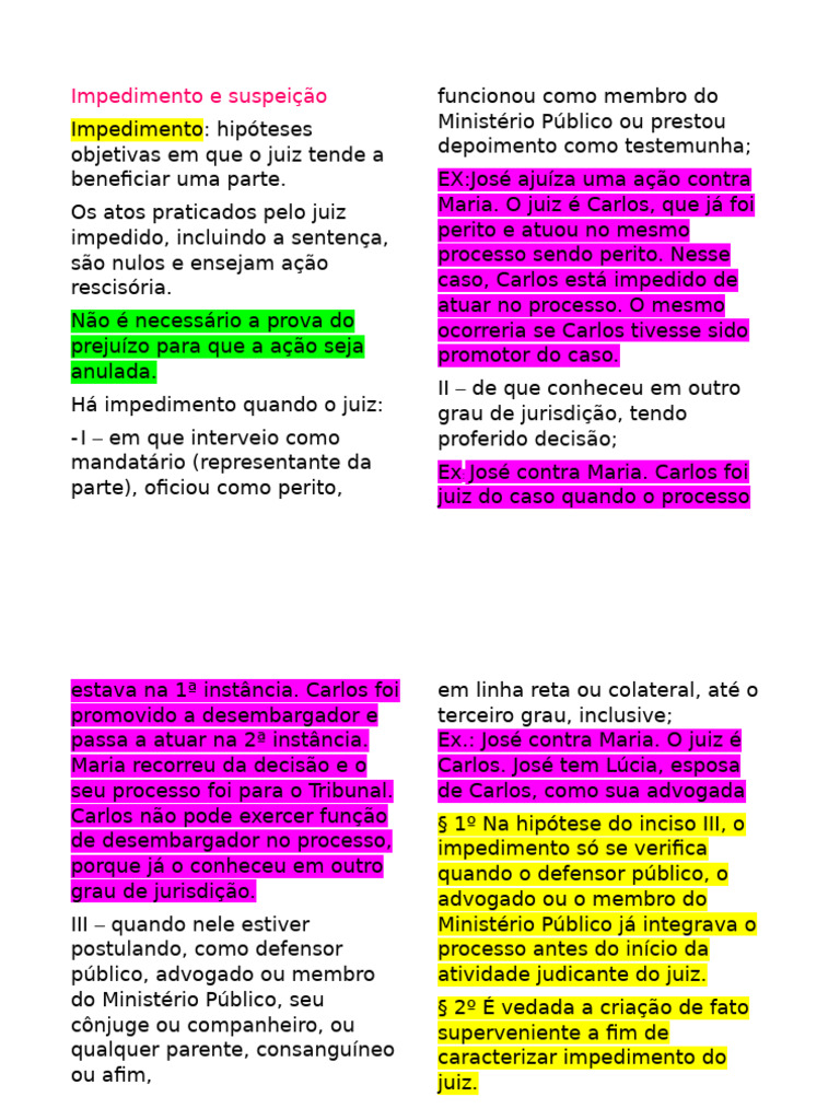 Impedimento e Suspeição | PDF