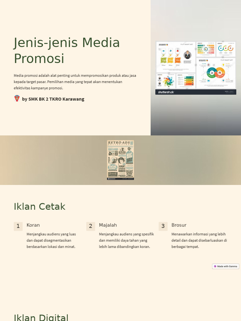 Jenis Jenis Media Promosi | PDF