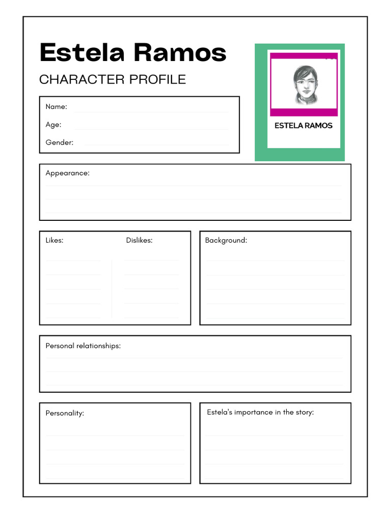 The Beautiful Game Character Description - 20240606 - 183930 - 0000 | PDF