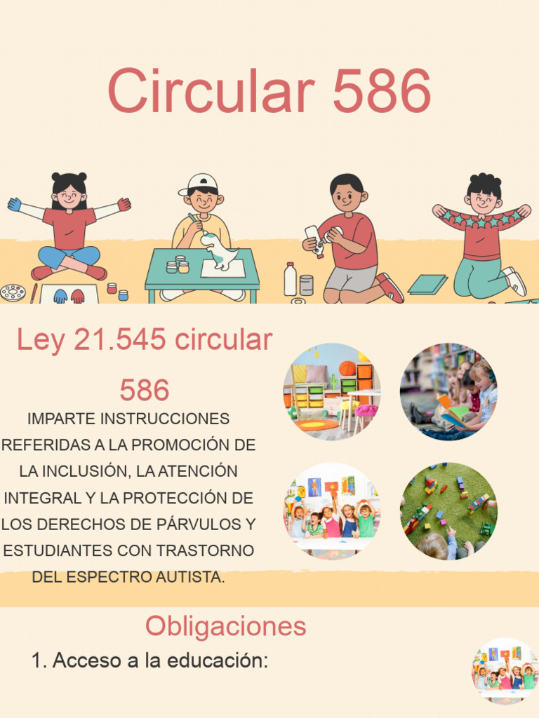 Circular 586 | PDF | Espectro autista