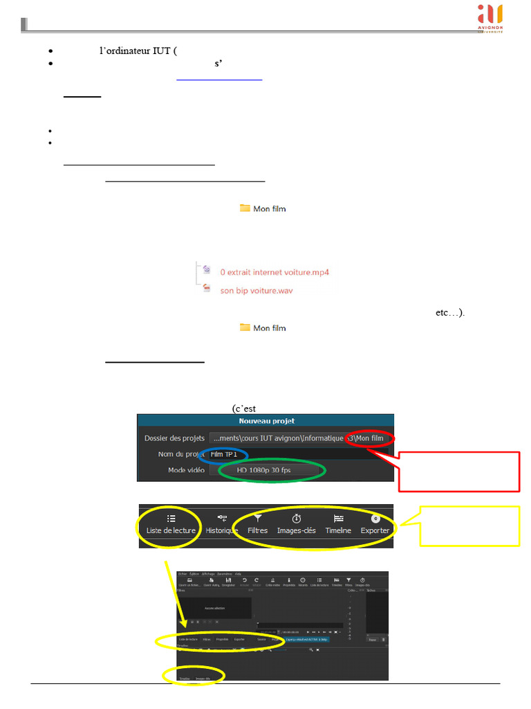TP3 Cours Montage | PDF