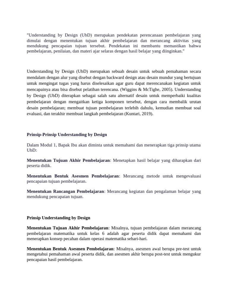 Understanding by Design | PDF