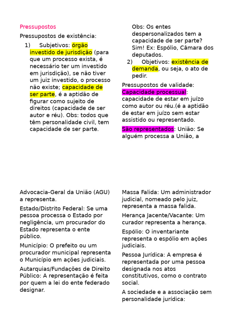 Partes Do Processo | PDF