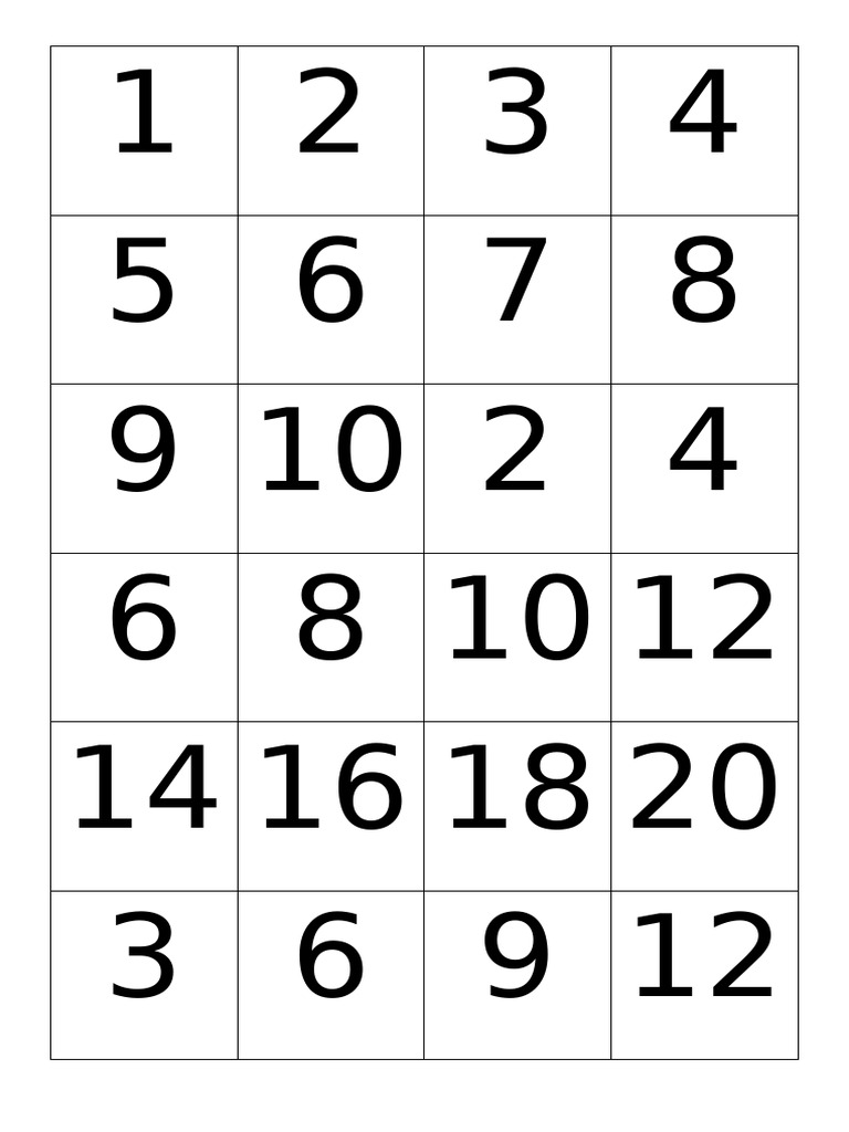 Fichas de Pitag | PDF