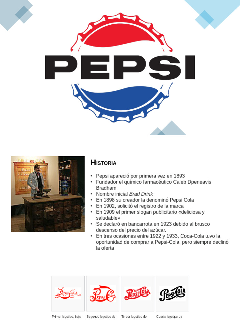 Historia y Visión de PepsiCo | PDF | Pepsi | Negocios