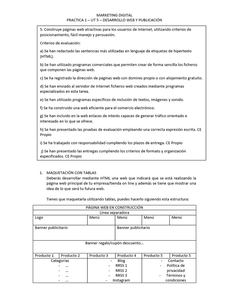 Practica 1 Ut 5 | PDF