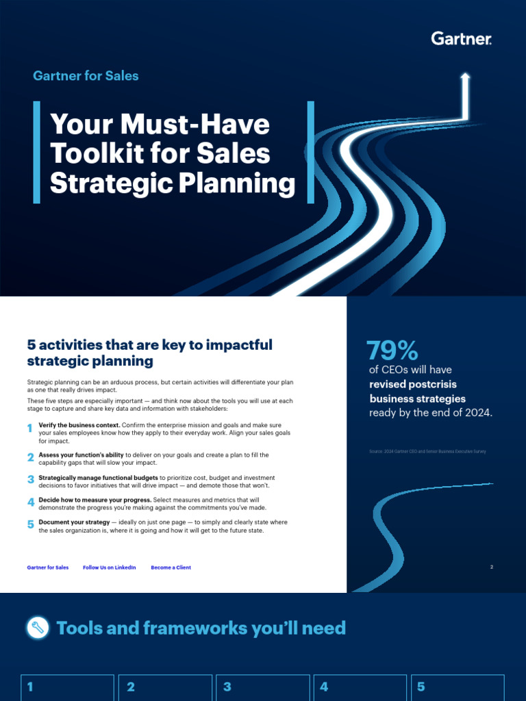 Sales Strategic Planning Toolkit | PDF | Performance Indicator ...