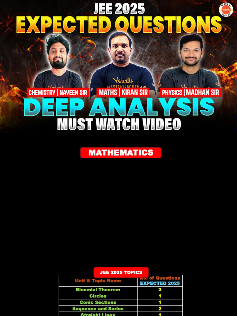 2025 Expected Questions | PDF