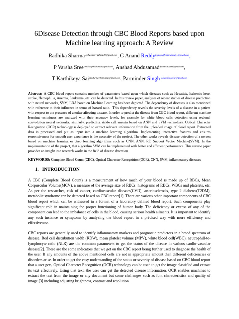 Disease Detection ReviewPaper-AIPCP | PDF
