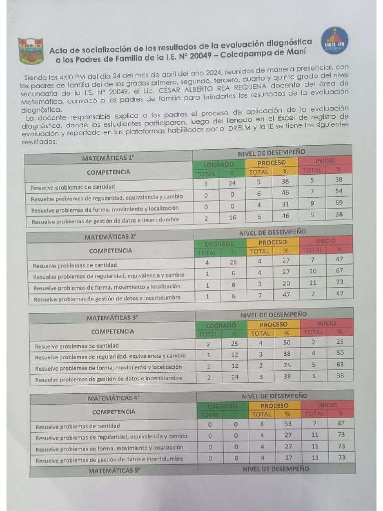 Refuerzo Escolar Matemática Pdf