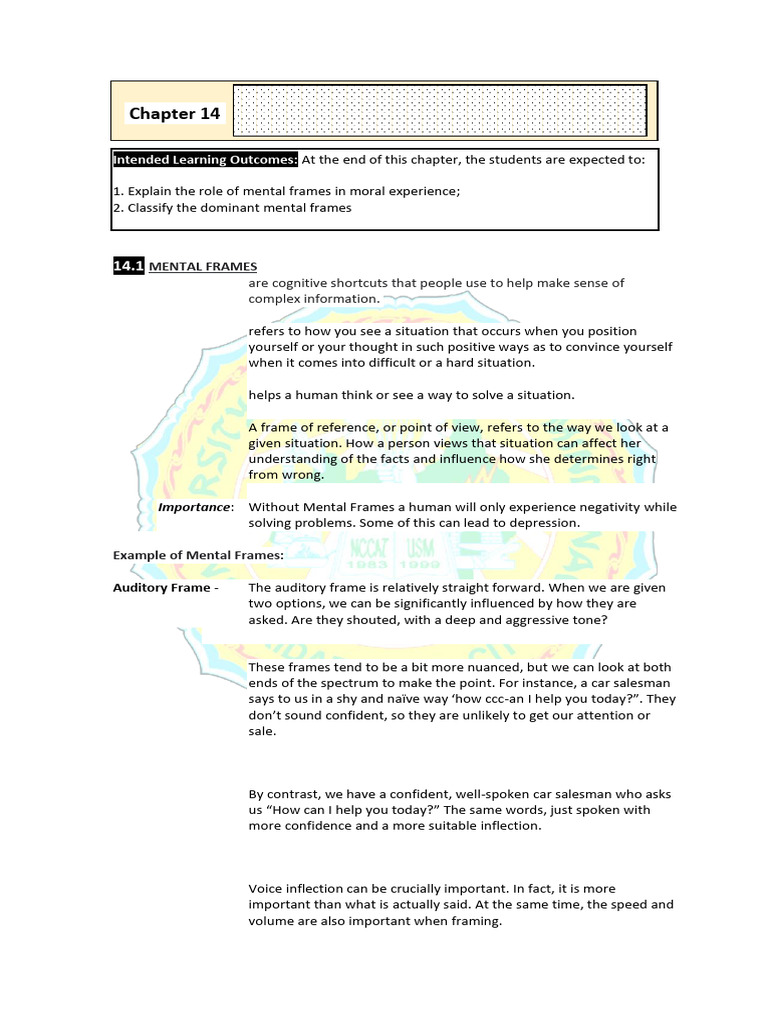 Week 13 Moral Theories and Mental Frames | PDF | Morality | Utilitarianism