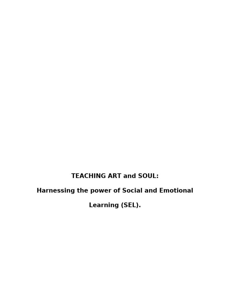 Embracing Social and Emotional Learning - Book | PDF