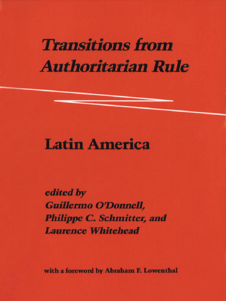 Transitions From Authoritarian Rule, Vol - 2 - Latin America ...