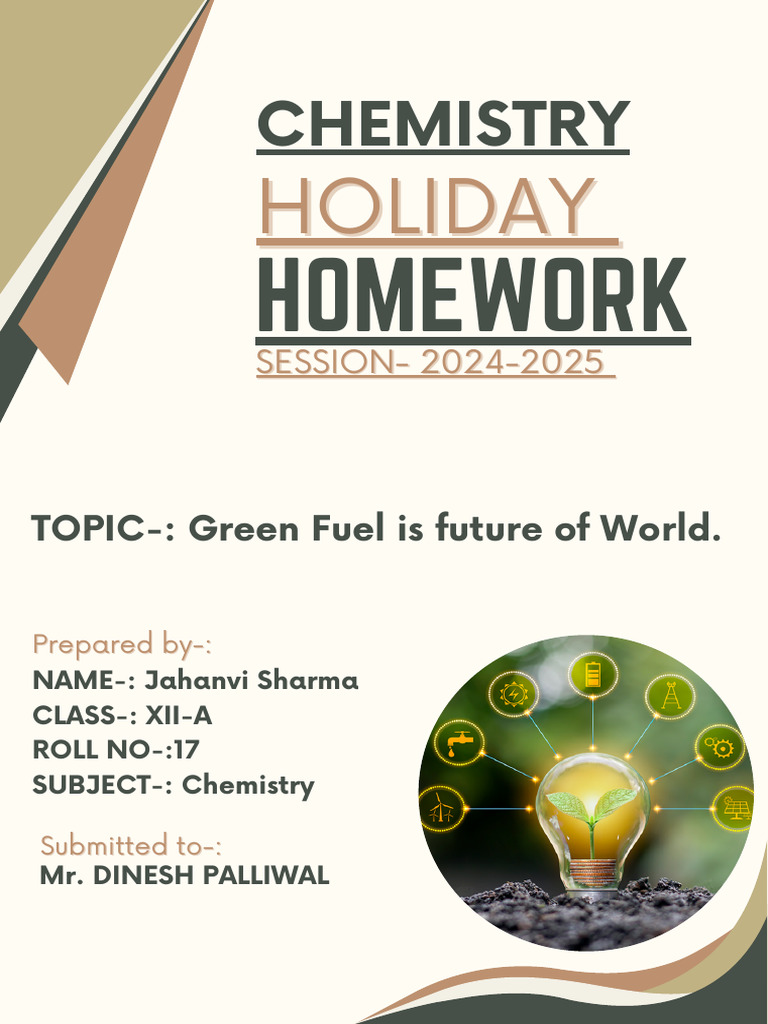 Chemistry Research Project | PDF