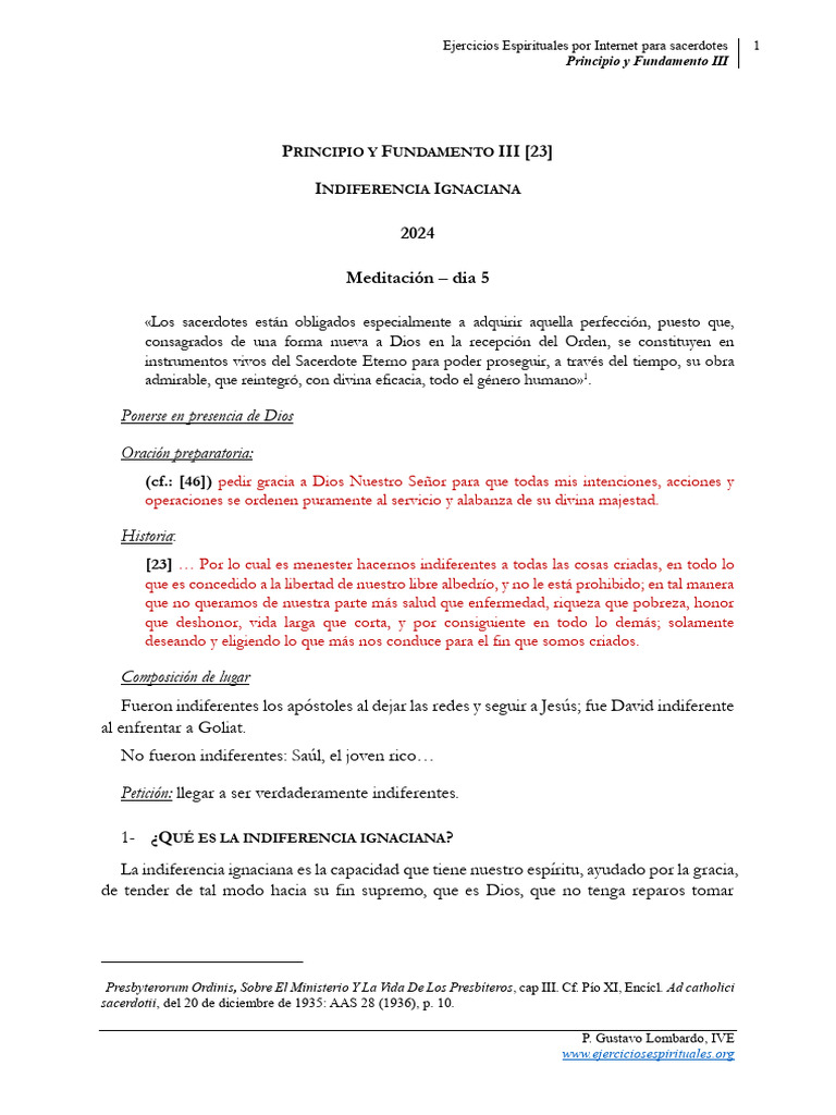 2024-S-Principio y Fundamento III | PDF