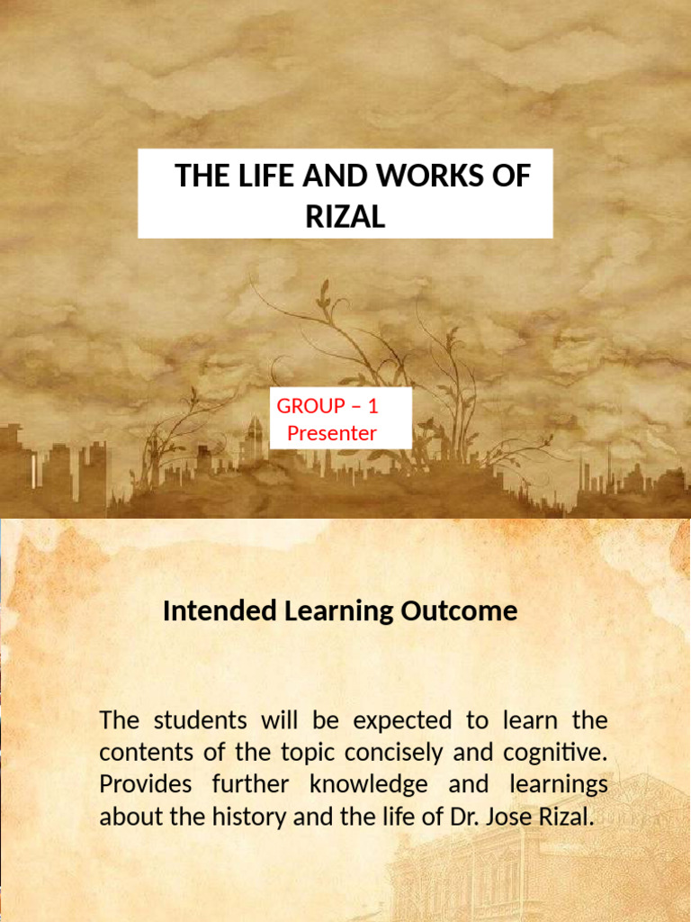 Introduction To Life and Work of Rizal | PDF
