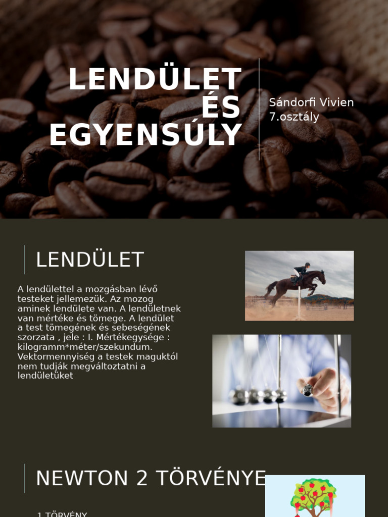 Lendület És Egyensúly | PDF