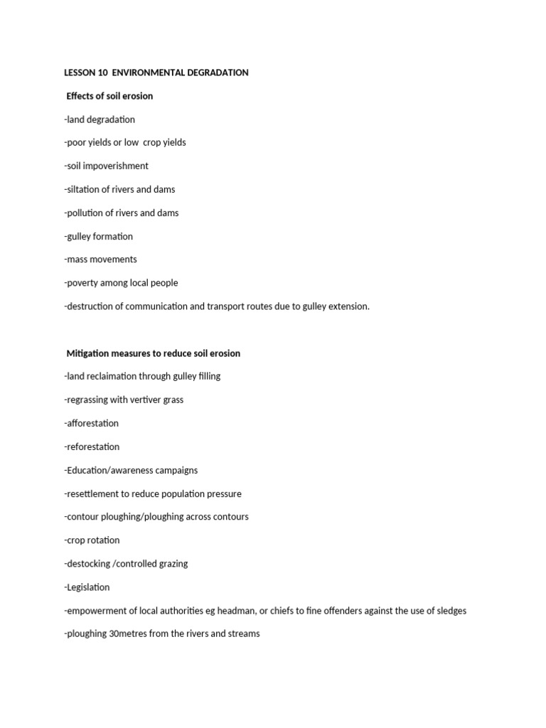 Lesson 10 Environmental Management | PDF