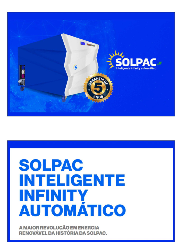 Gerador Solpac Infinity | PDF