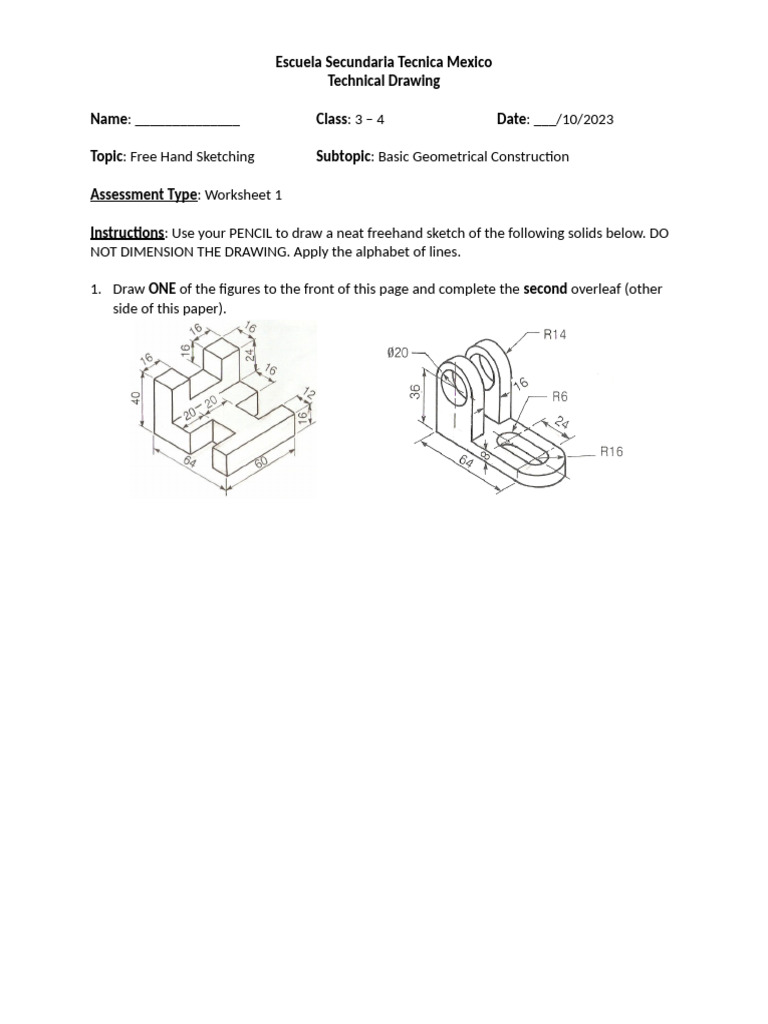 3rd TD Worksheet | PDF