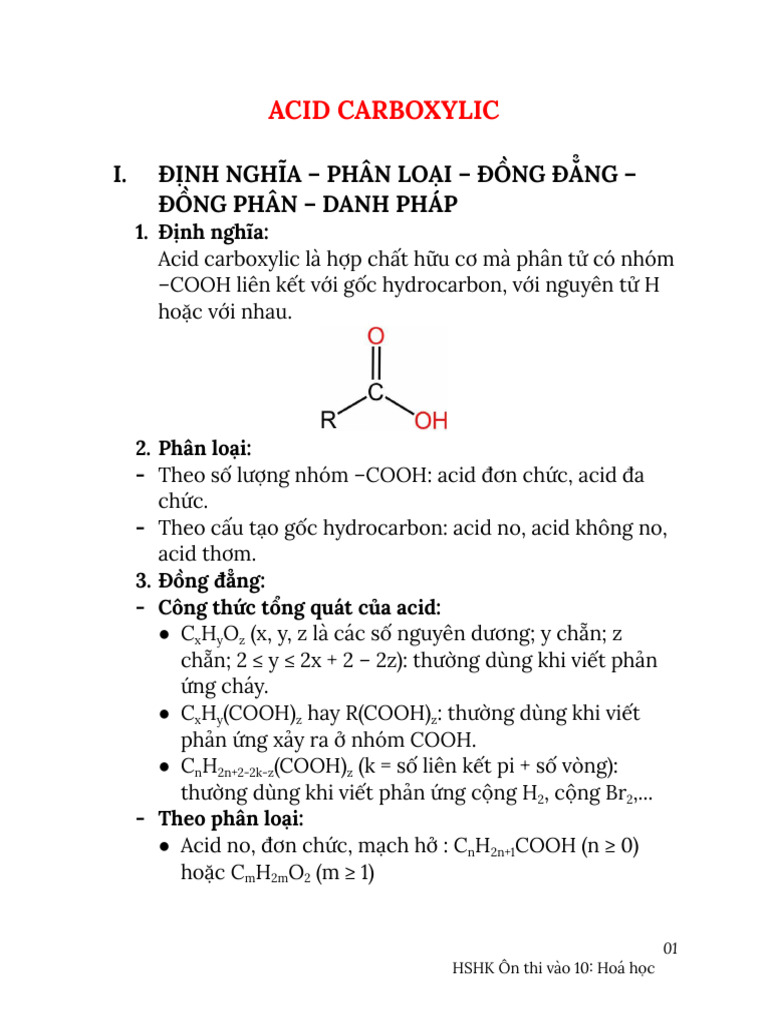 Acid Carboxylic | PDF