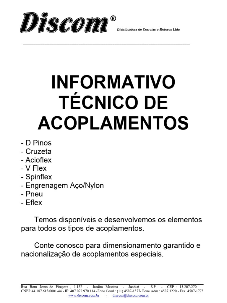 Acoplamento Discom | PDF