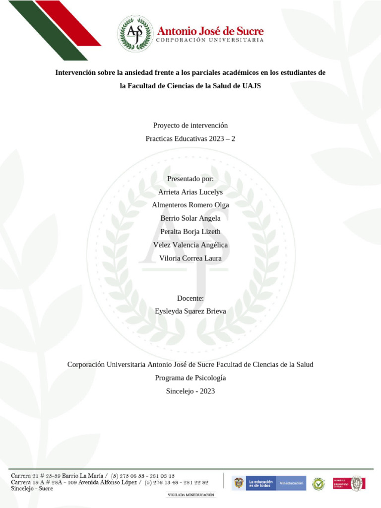 Parcial Segundo Corte Avance 22 | PDF