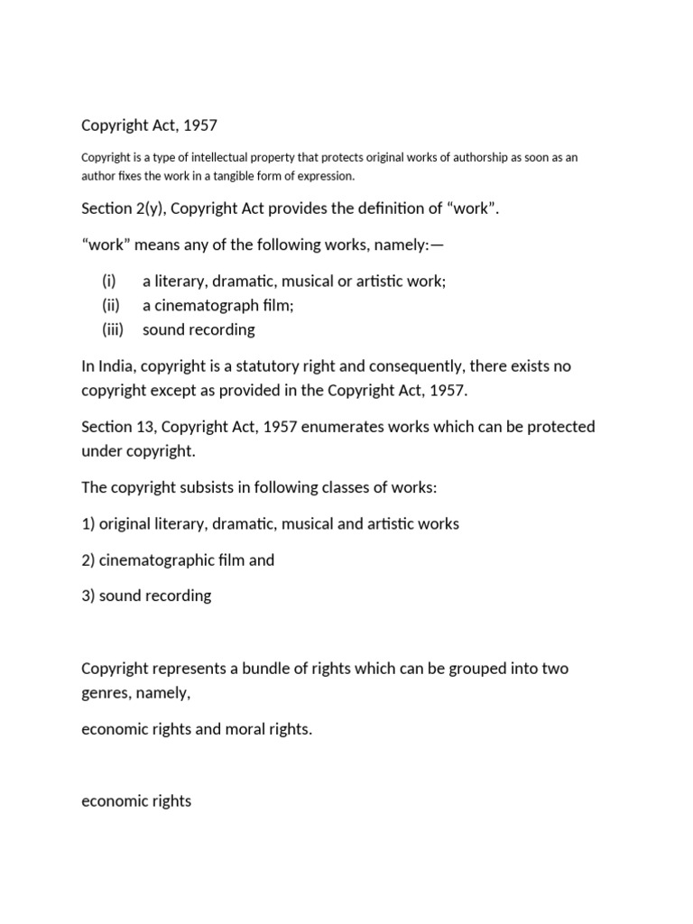 Copyright Act | PDF