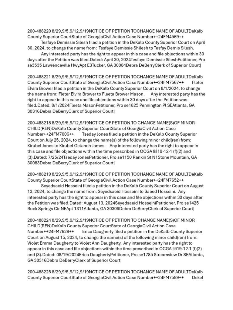 The Champion Legal Ads 09 05 24 | PDF | Land Lot | Probate