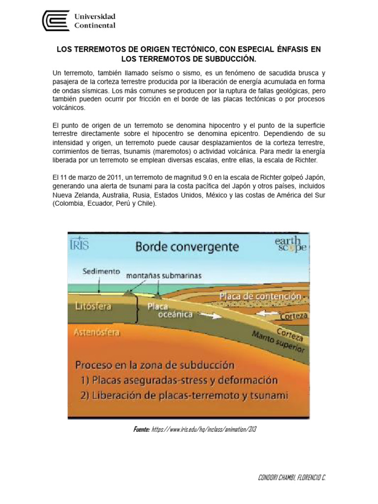 Tipos y causas de los terremotos | PDF | Ciencias sociales | Libros ...