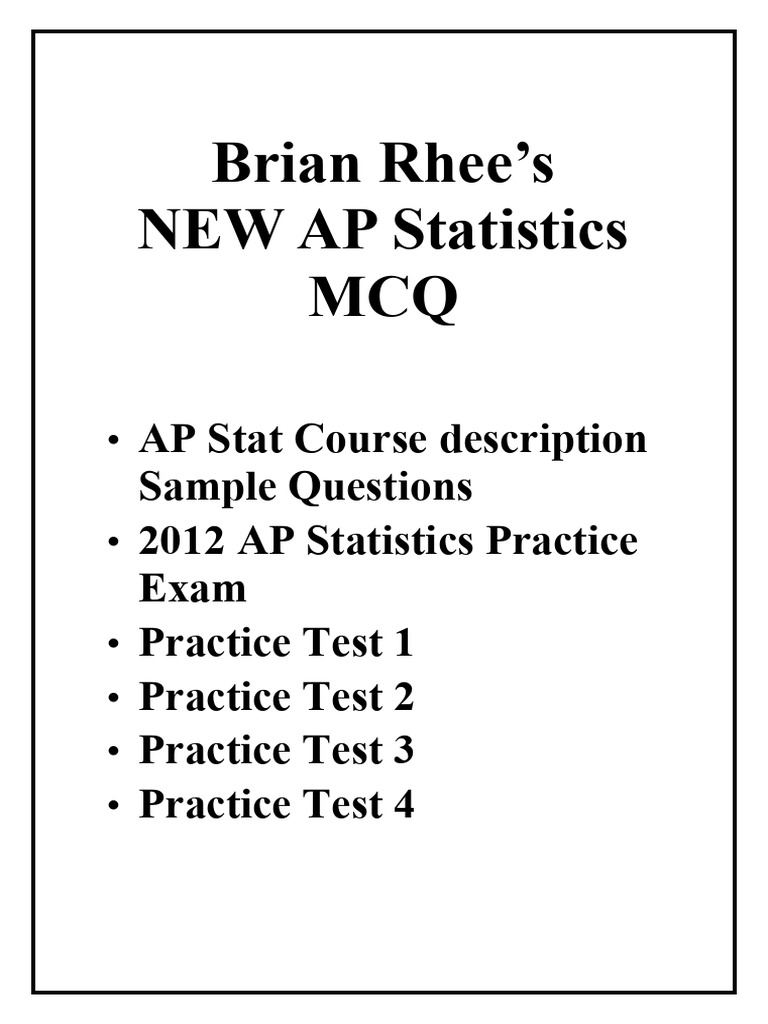 NEW AP Statistics MCQ | PDF