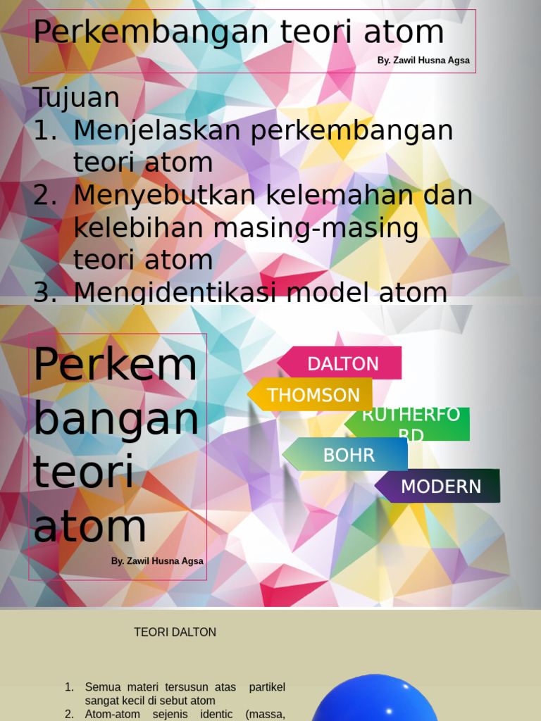 Perkembangan Teori Atom IPS | PDF