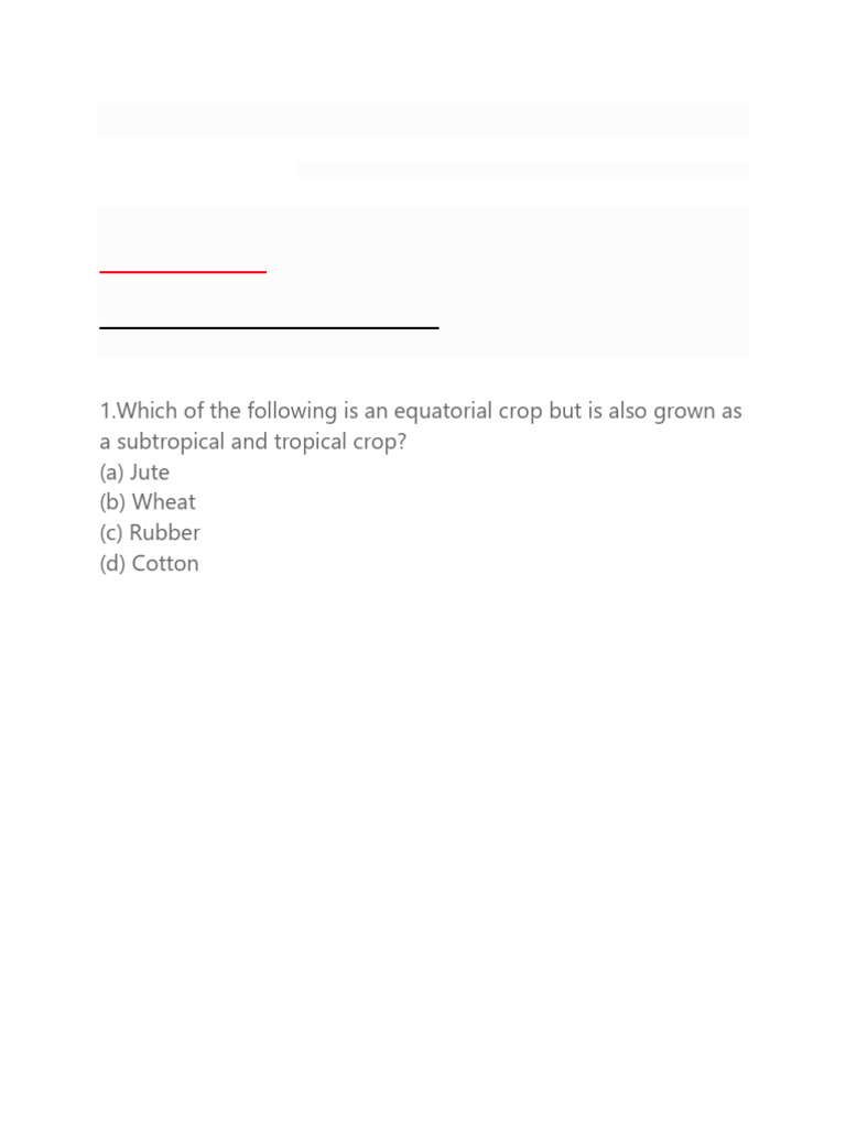 Agriculture Assignment | PDF